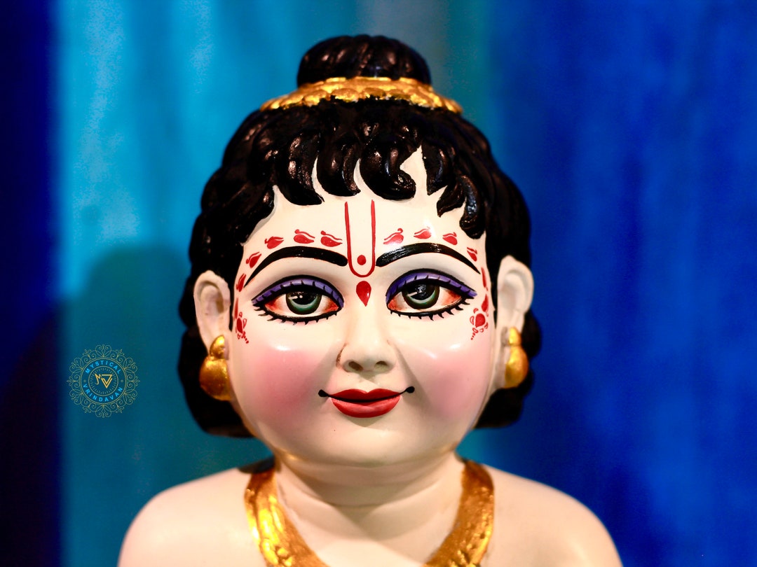 Buy Handmade Krishna Idol: 12" Laddu Gopal Statue for Home Altar Online ...