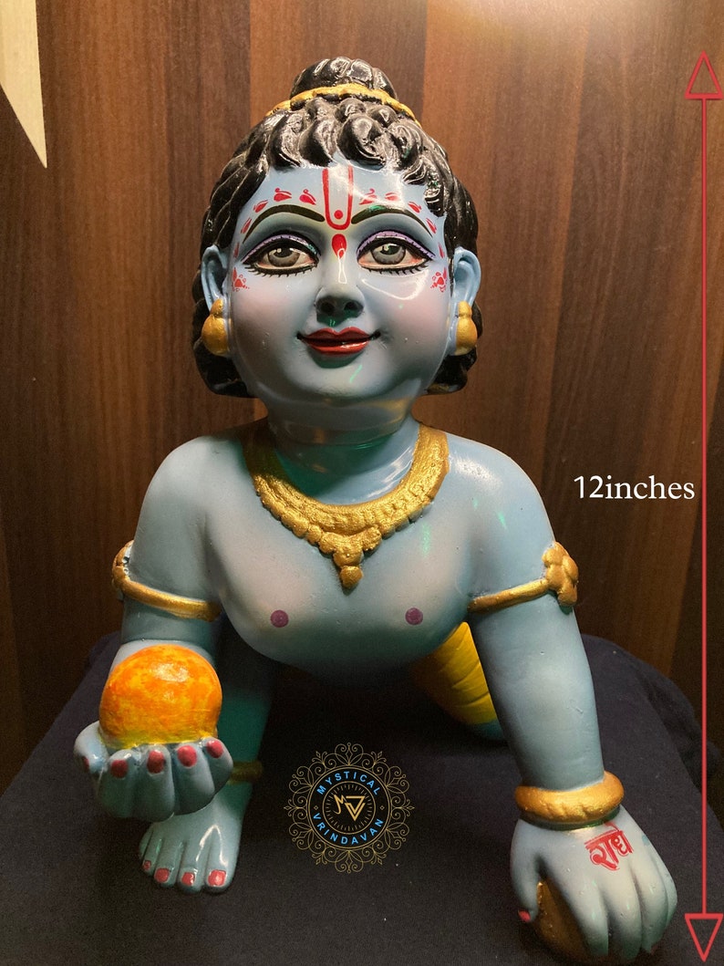 Unique Baby Krishna Statue Size 12inch/laddu Gopal - Etsy