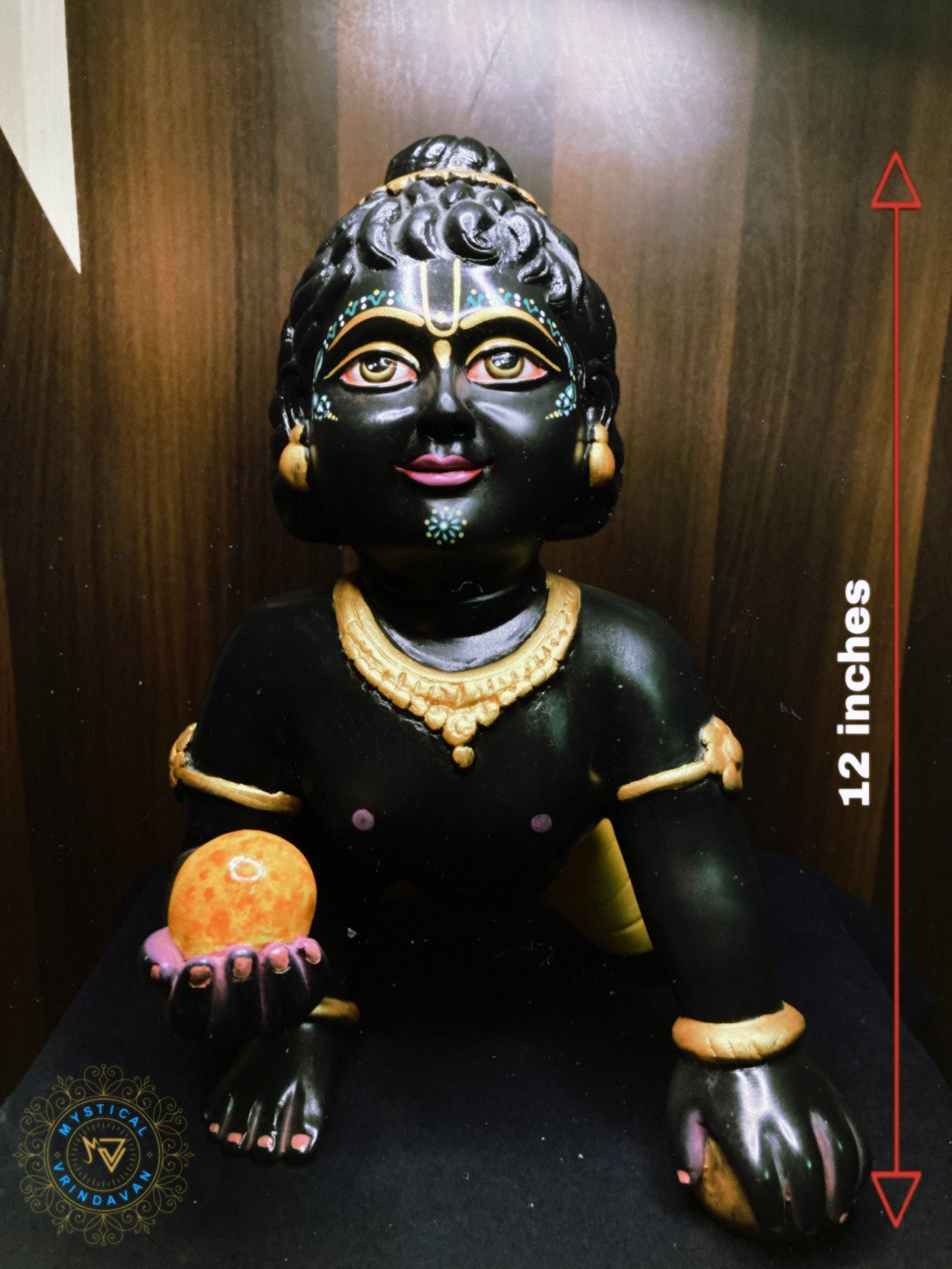 Krishna Murti/ Iskcon Idol/ Indian Statue/laddu Gopal/ Harekrishna Gift ...