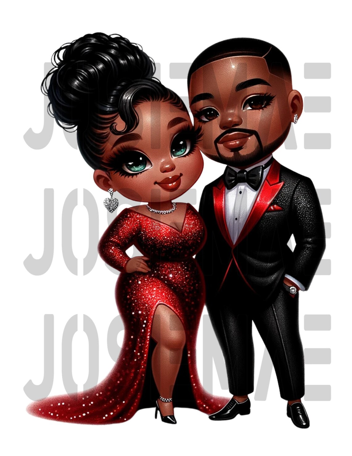 CLIPART 10 High Quality Images Valentine Chibi Fancy Formal Couple ...