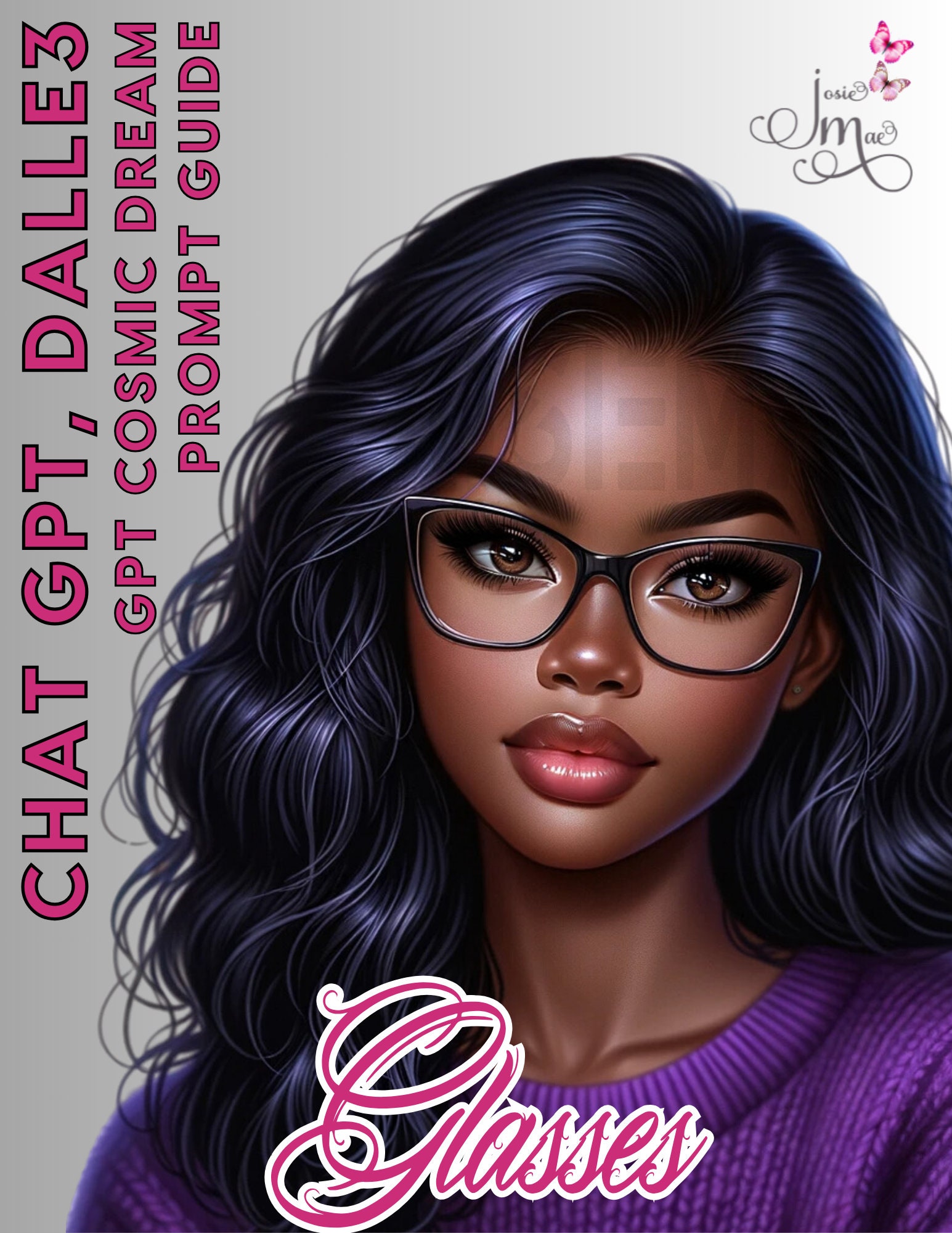 DALLE-3 Prompt Guide Glasses Chatgpt PLR Re-sell Rights Bundle Ai Art ...