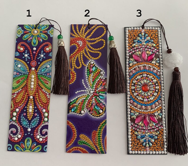 Sparkling Bookmarks With Tassel - Etsy