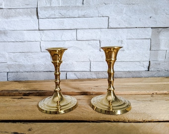 Brass Thin Candle Holder - Etsy