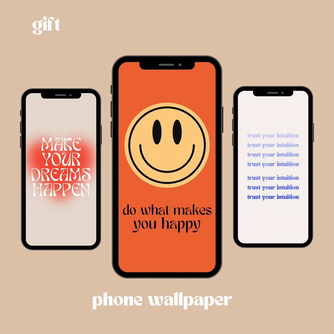 Trendy Wall Art Set | Preppy Wall Art Set of 5 | Preppy Room Decor ...