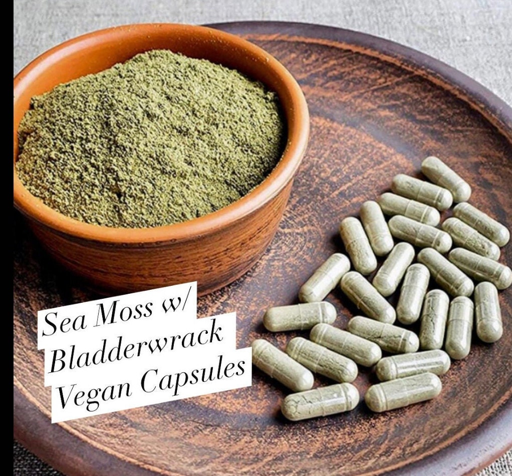 Sea Moss Bladderwrack Capsules - Etsy