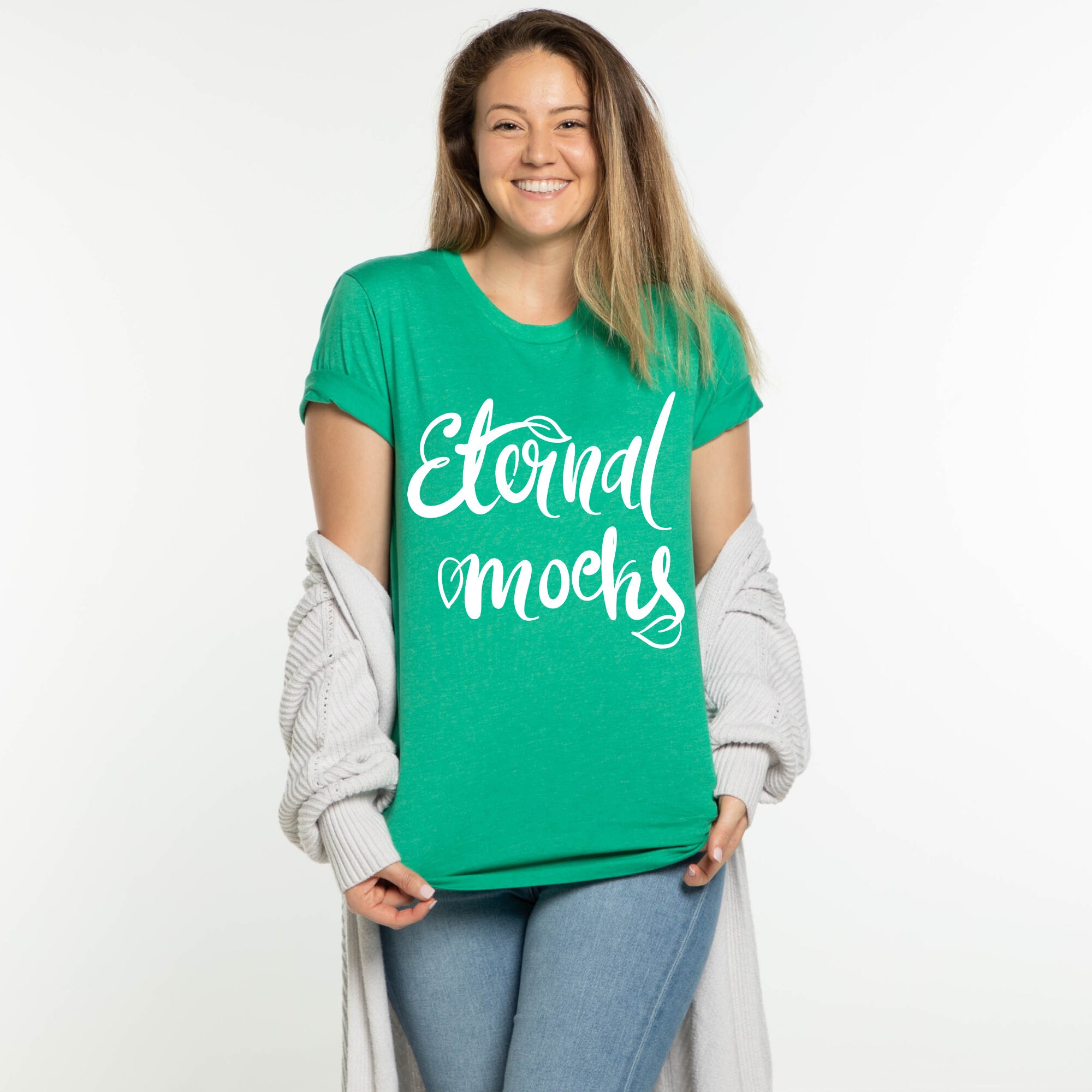 BUNDLE Front and Back Collage Heather Kelly Bella Canvas 3001 Female ...