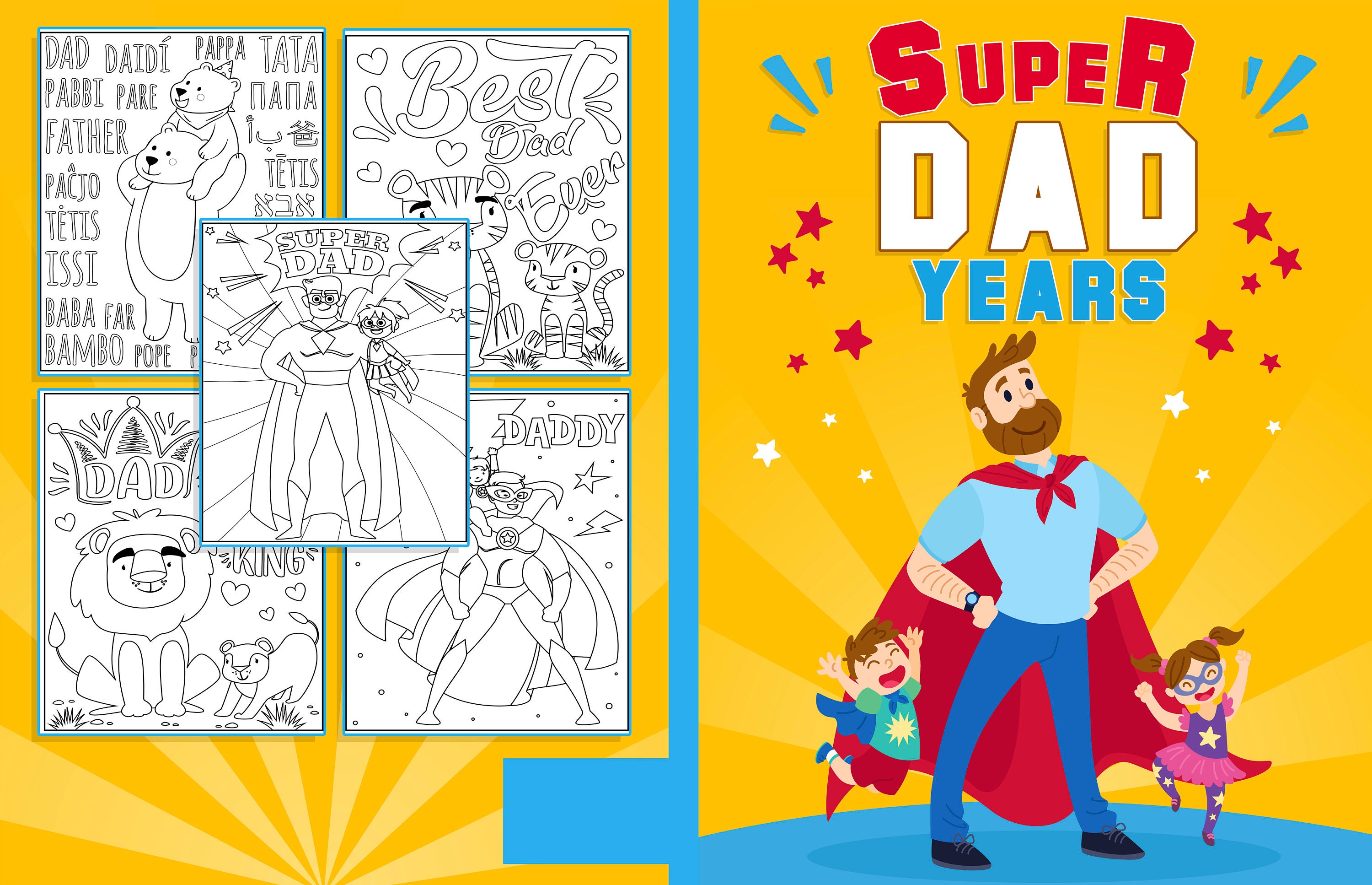 41 Page Super Dad Notebook - Etsy