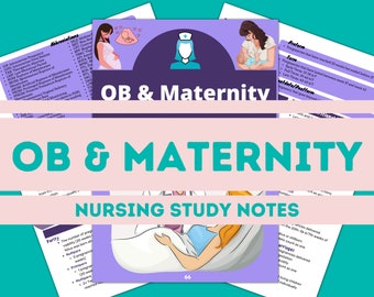 Maternity Notes Nursing - Etsy