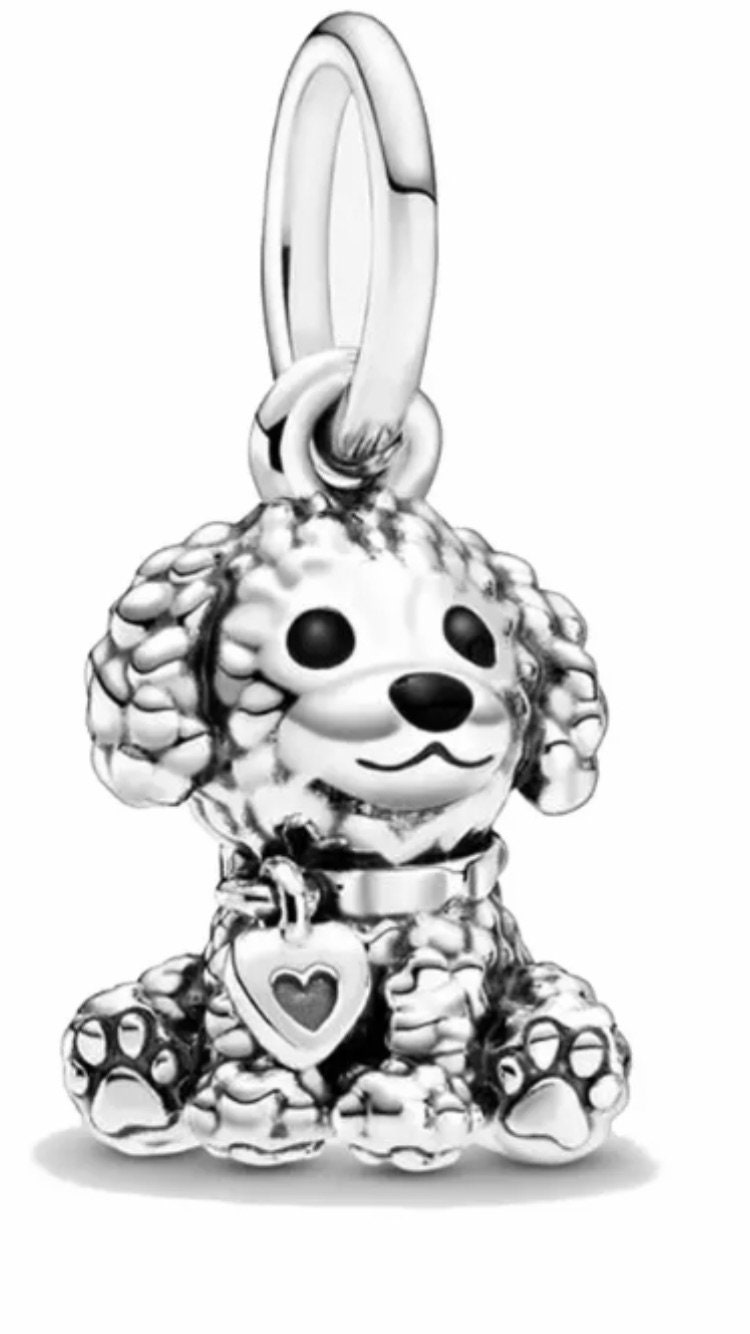 Dog Charm to Fit Pandora Style Bracelet genuine 925 Sterling Silver ...