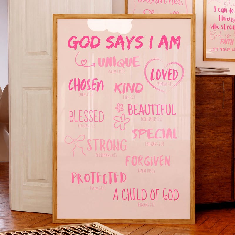 Christian Girls Wallpaper - Etsy