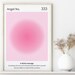 Angel Number 333 Poster Pink Aura Print Spiritual Wall Art Christian ...