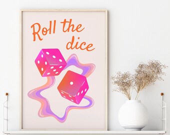 Dice Quote Art - Etsy