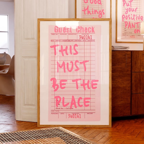 This Must Be the Place Print - Etsy