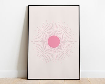 Pink Wall Art Aesthetic - Etsy