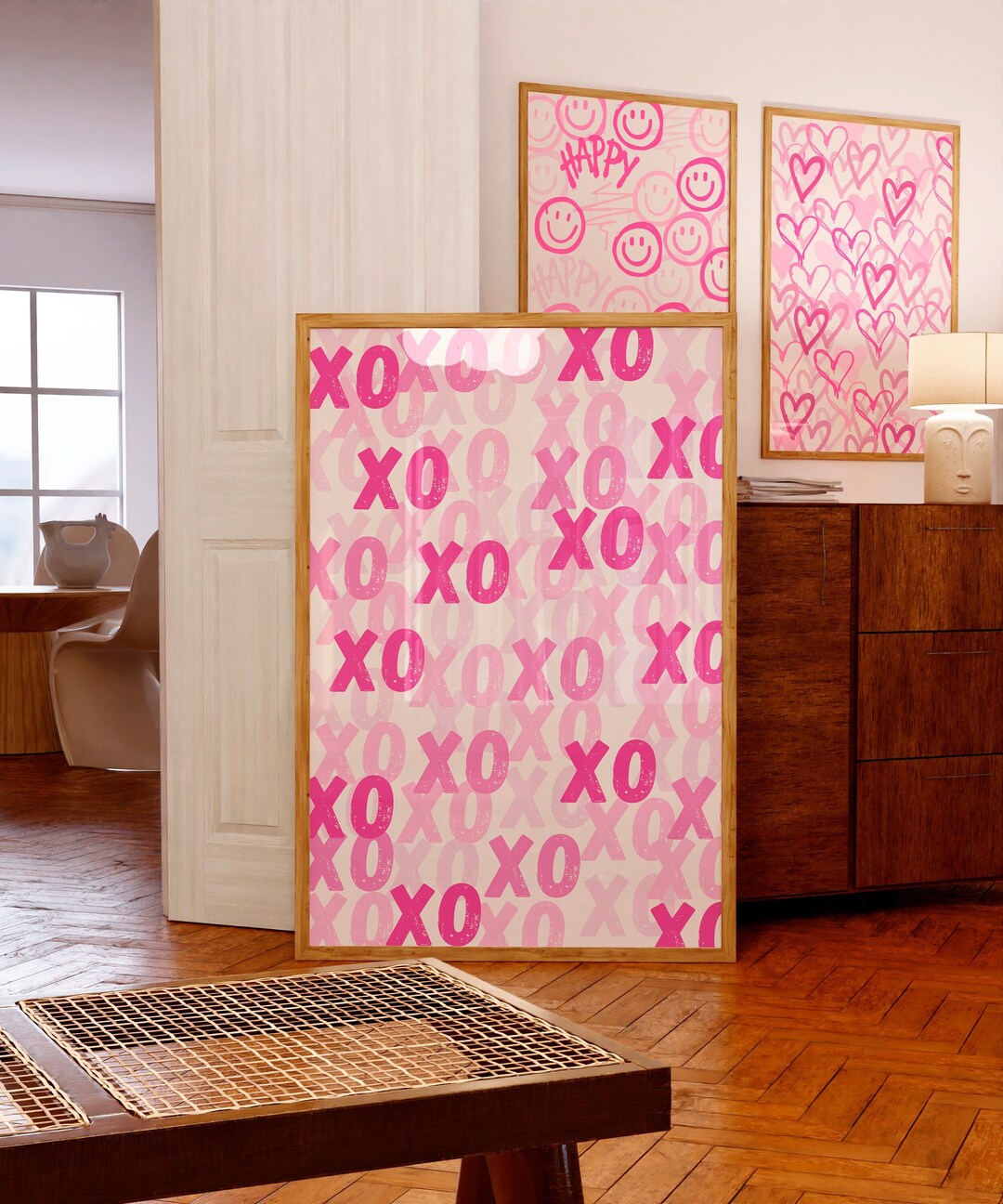 Pink XOXO Graffiti Print: Preppy Dorm Decor (digital Download) - Etsy