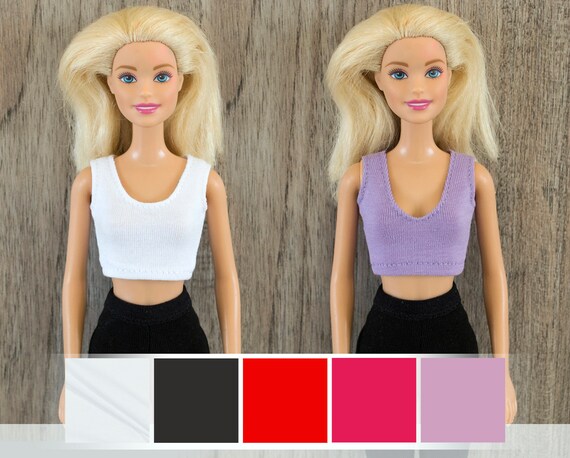Jersey Top for Barbie Doll Handmade Barbie Top - Etsy
