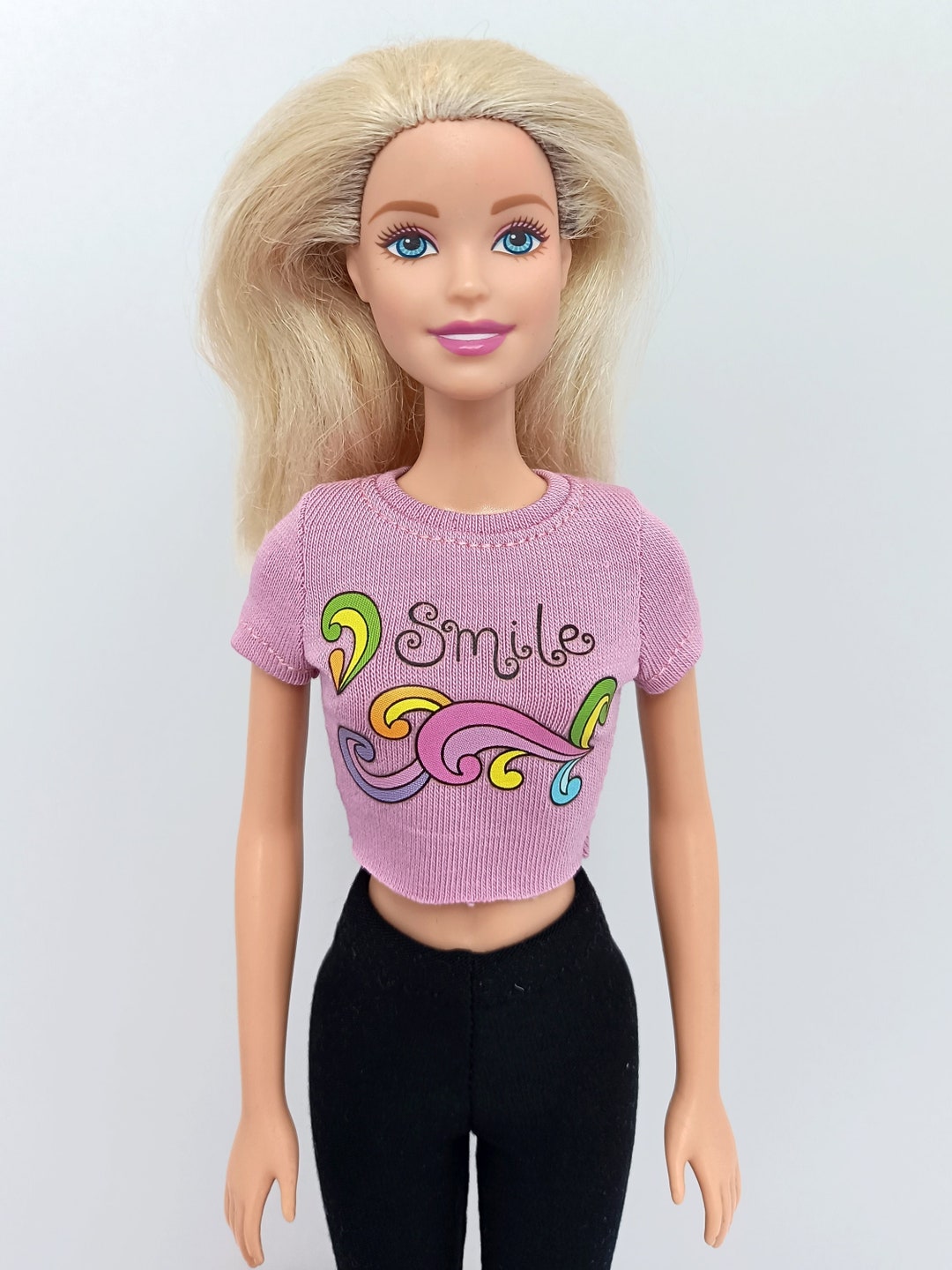 Pink T-shirts With Print for 11.5 Inch Doll - Etsy