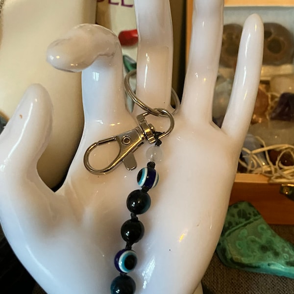 Gemstone Keychain - Etsy