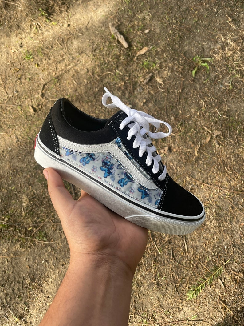 Stitch Custom Vans - Etsy