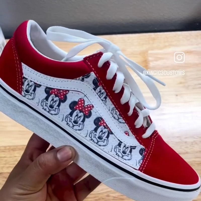 Minnie Vans Shoes - Etsy