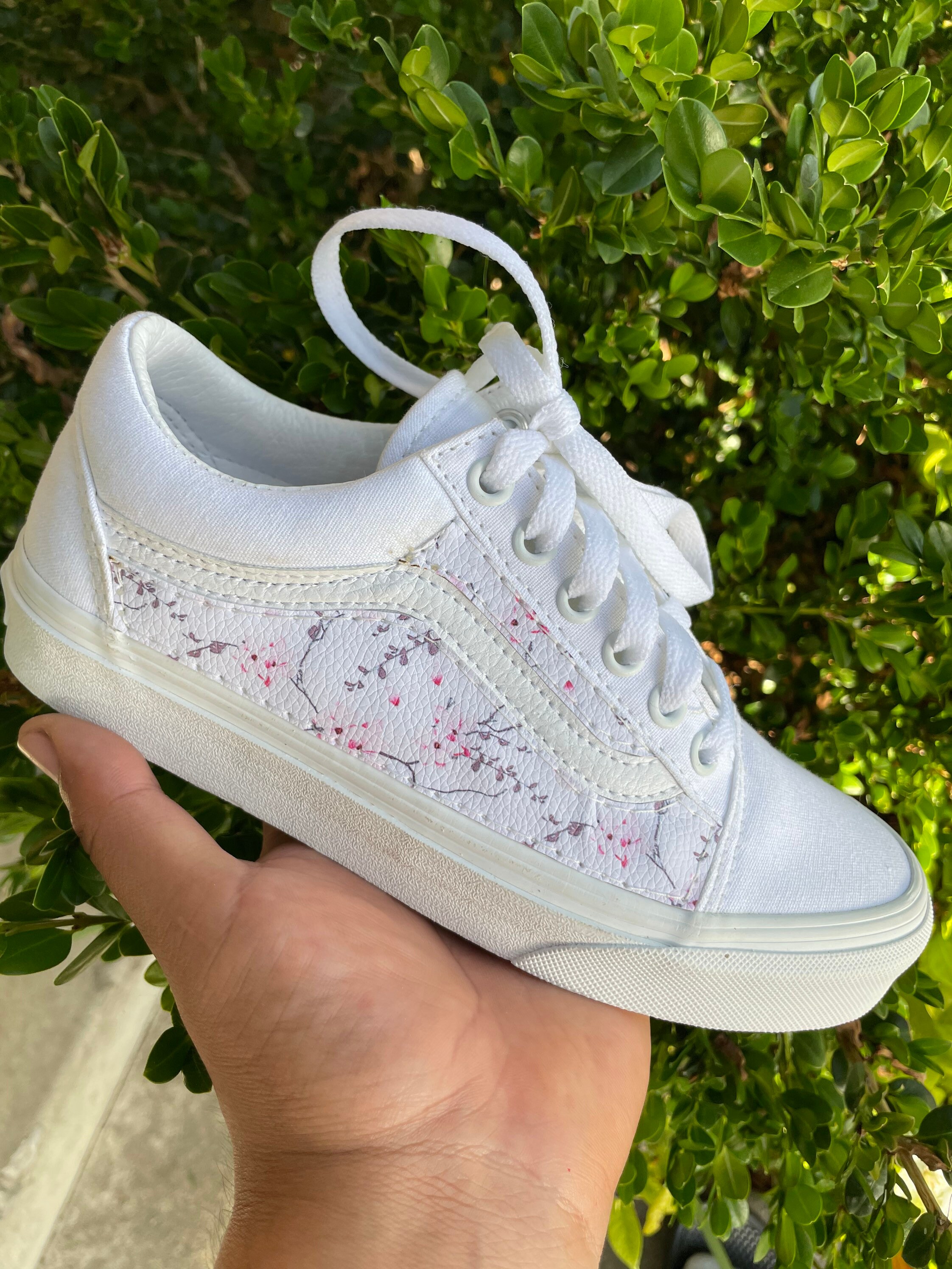 Cherry Blossom Custom Vans - Etsy