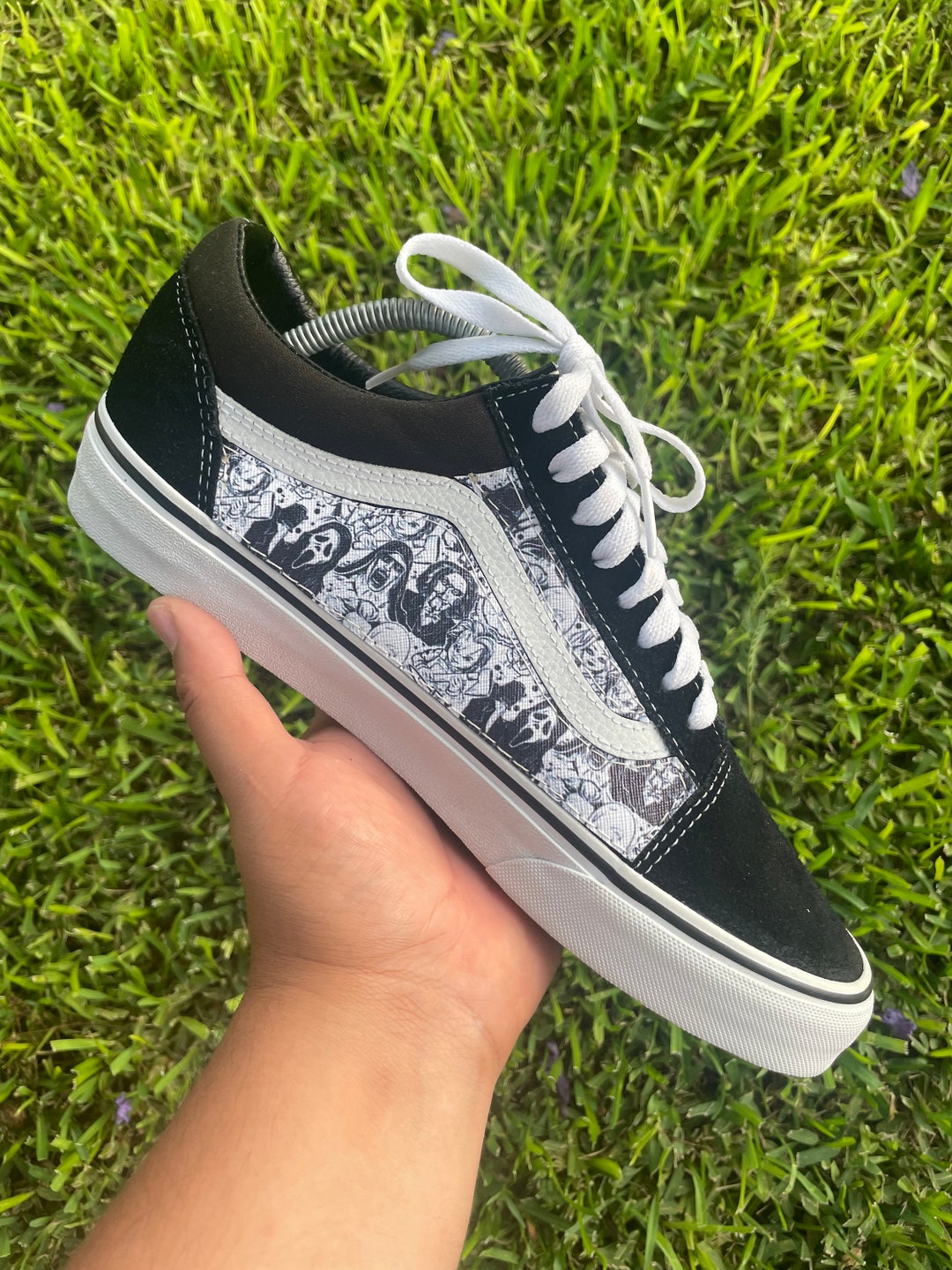 Spooky Season Custom Vans - Etsy