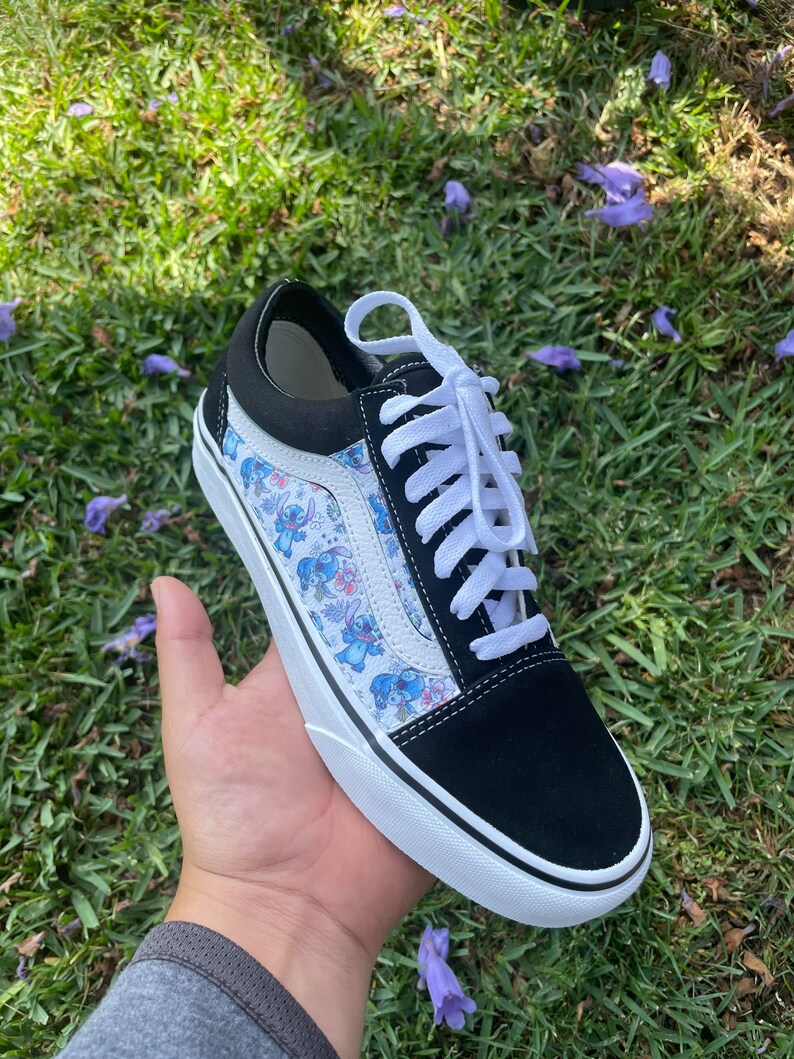 Kids Custom Stitch Vans - Etsy