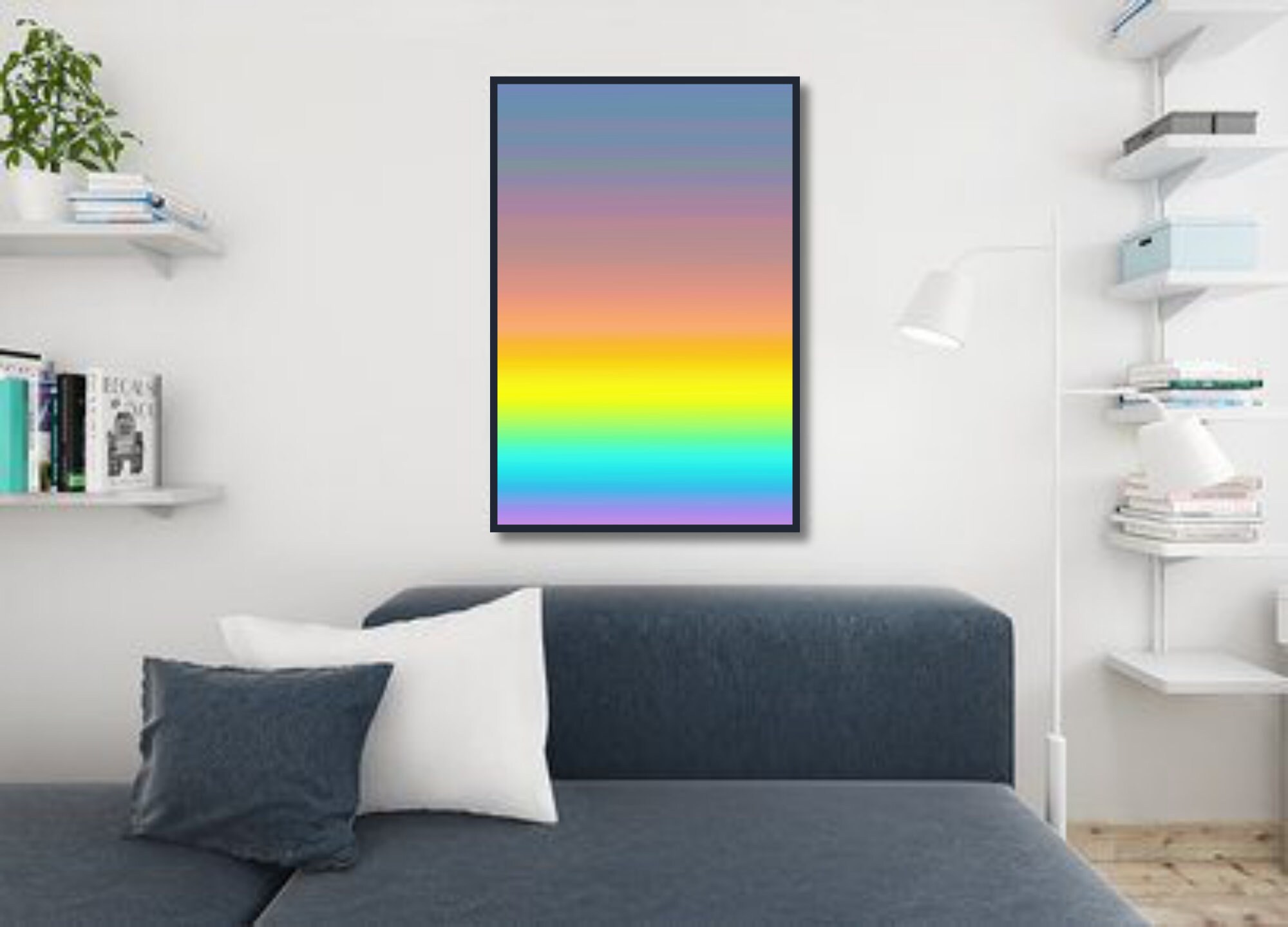 Rainbow Gradient Digital Art Instant Download SVG PNG PDF - Etsy