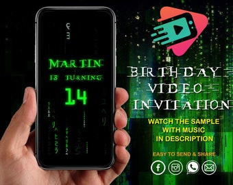 Matrix Birthday - Etsy