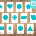 Geometric Shapes Digital Flashcards, Nomenclature Montessori Printable ...