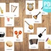 Musical Instruments Flashcards, Montessori Printable Cards, Teaching ...