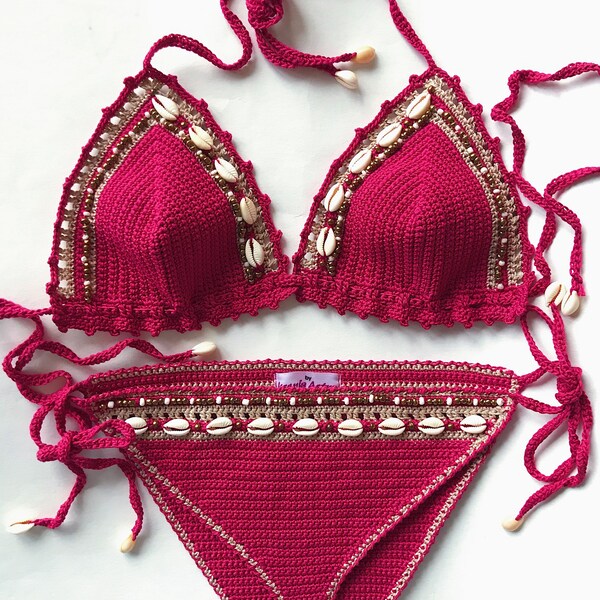 Crochet Bikini Brazilian - Etsy