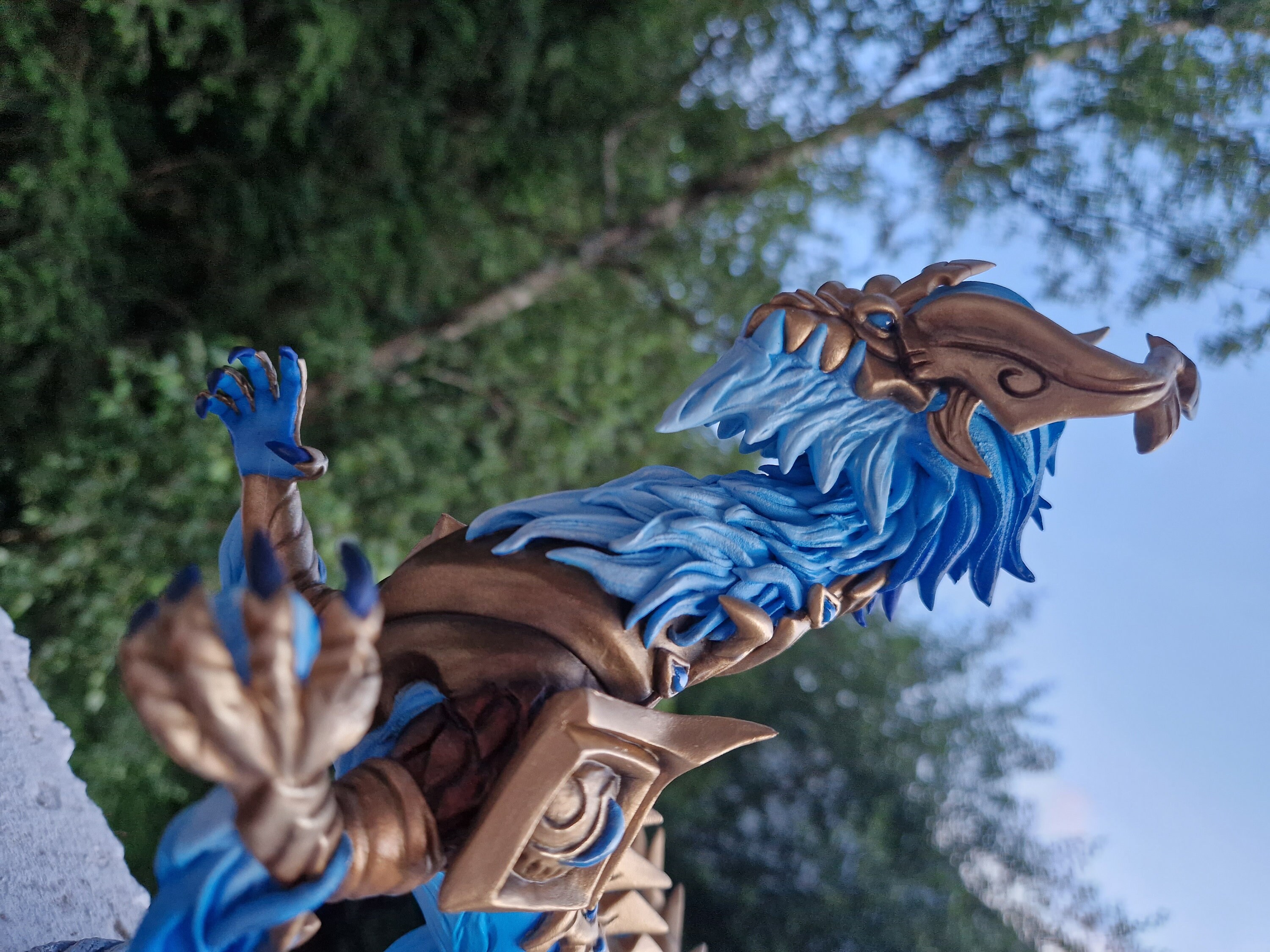 Fan Art Aurelion Sol Storm Inspired by LOL Dragon Figurine Handmade ...