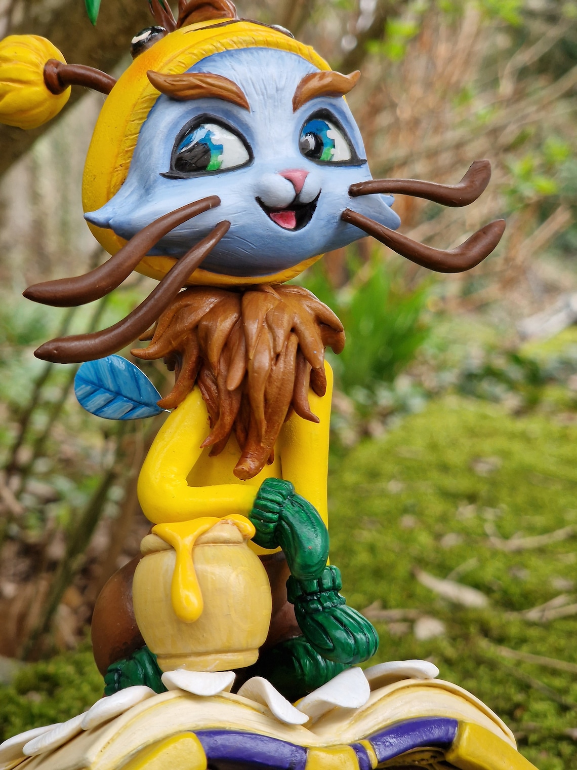 Fan Art Yuumi Yuubee Skin Inspired by LOL Figurine Handmade - Etsy