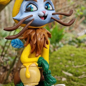 Fan Art Yuumi Yuubee Skin Inspired by LOL Figurine Handmade Statuette ...
