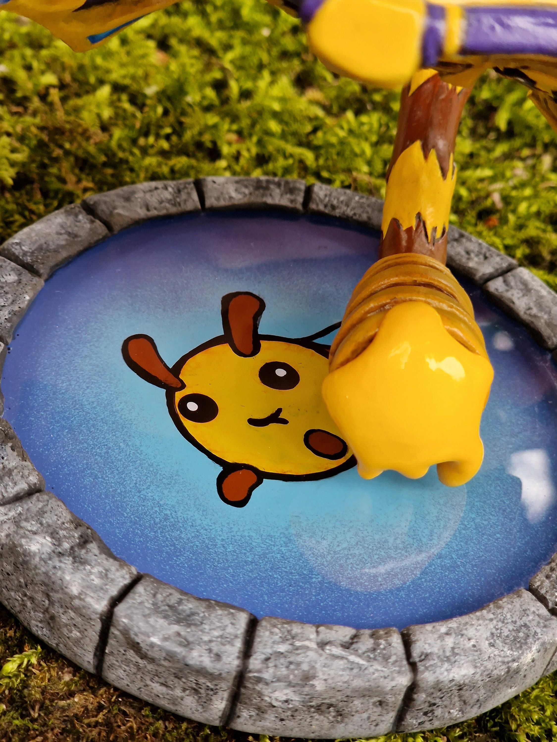 Fan Art Yuumi Yuubee Skin Inspired by LOL Figurine Handmade Statuette ...