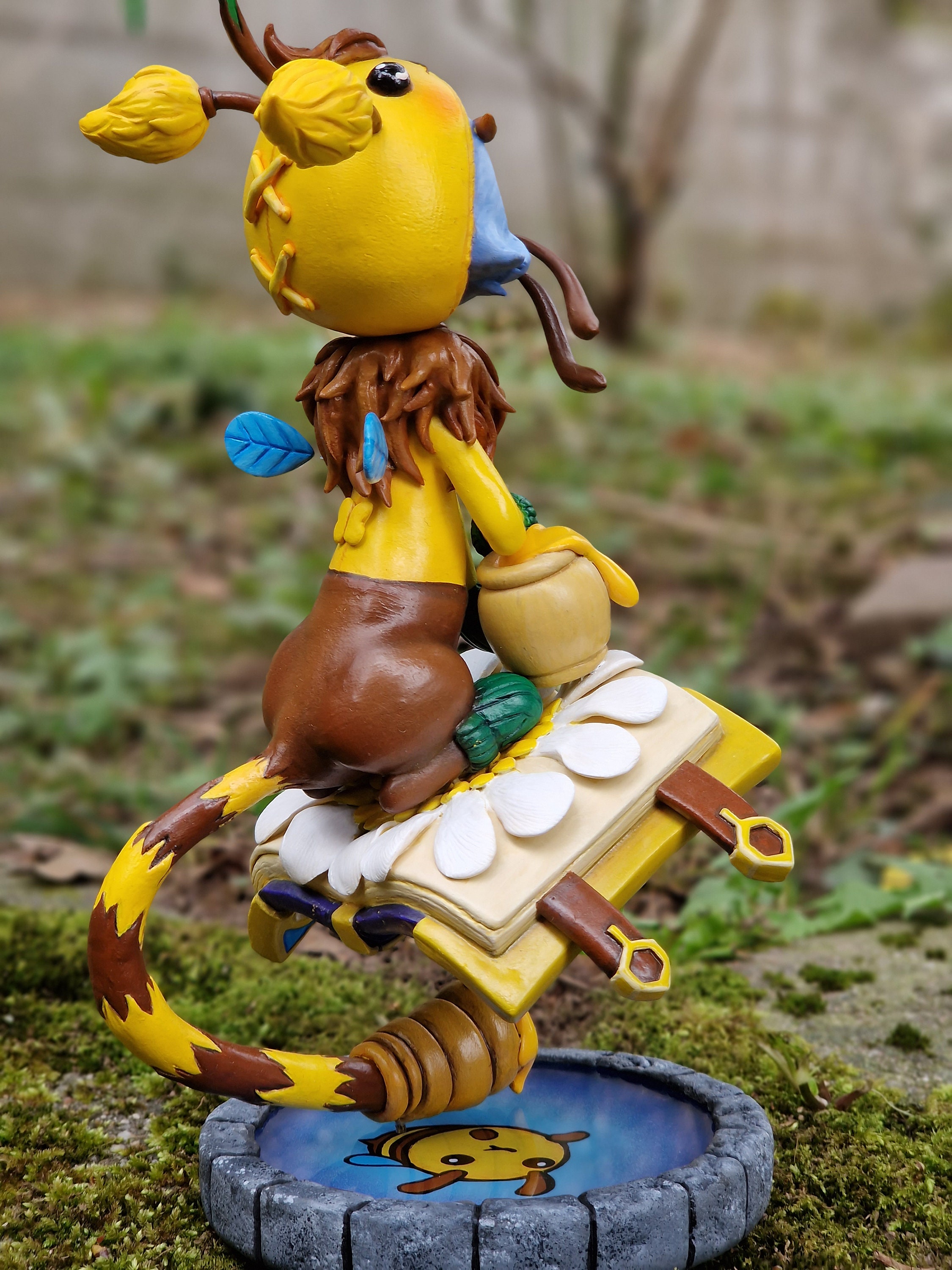Fan Art Yuumi Yuubee Skin Inspired by LOL Figurine Handmade - Etsy