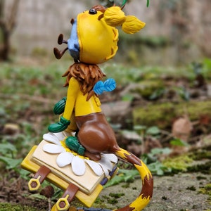 Fan Art Yuumi Yuubee Skin Inspired by LOL Figurine Handmade Statuette ...