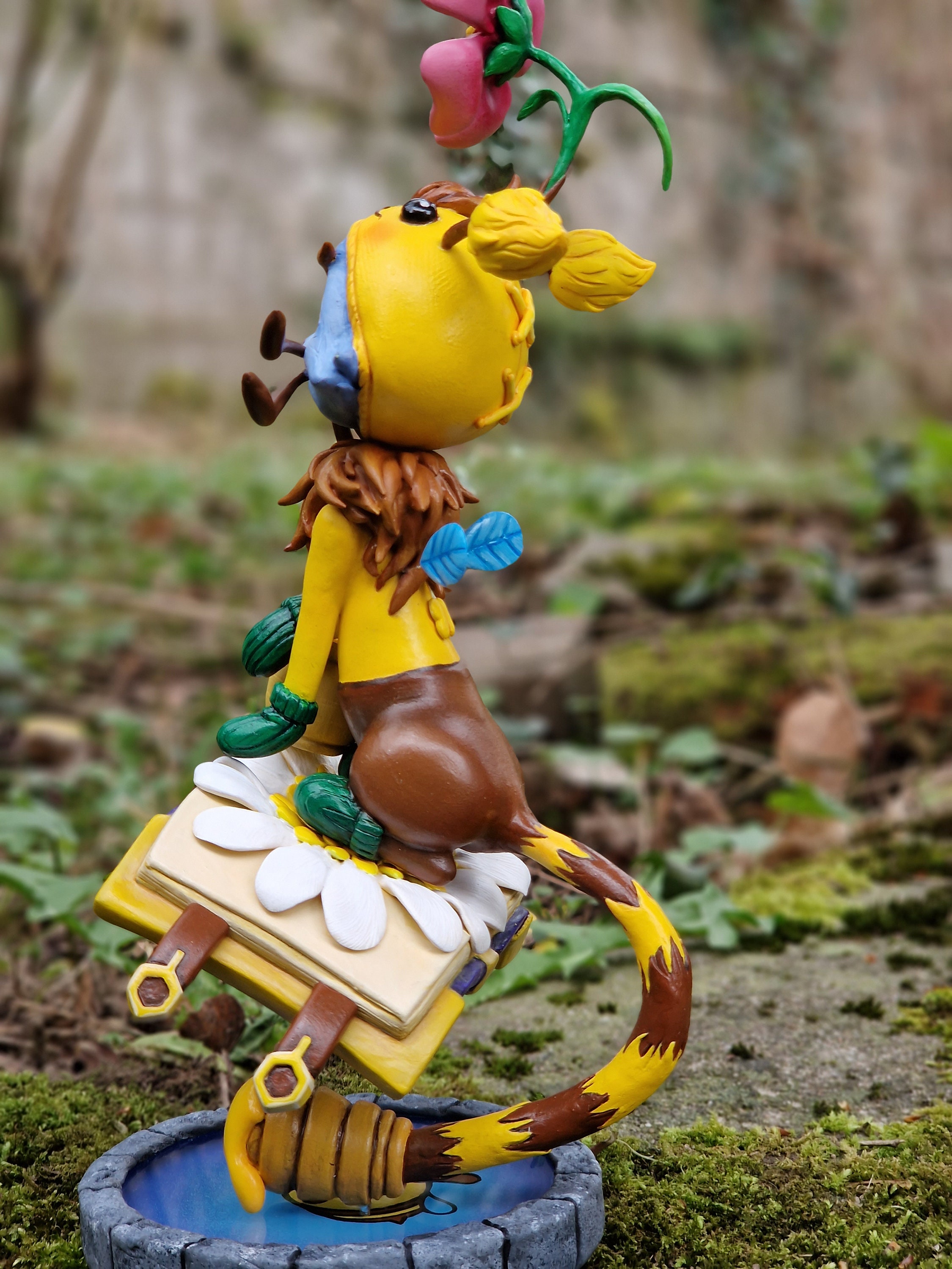 Fan Art Yuumi Yuubee Skin Inspired by LOL Figurine Handmade Statuette ...