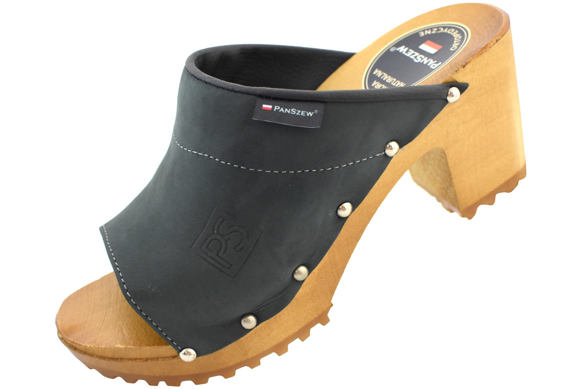 Dreamlike Women Swedish Clogs Wooden Leather Polish Clogs - Etsy