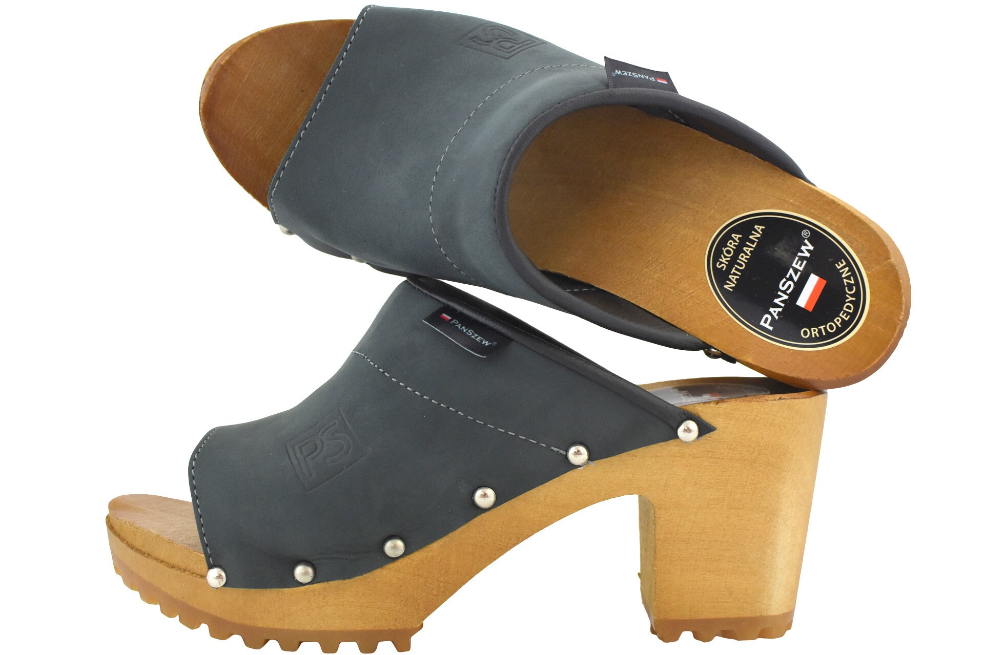 Dreamlike Women Swedish Clogs Wooden Leather Polish Clogs - Etsy