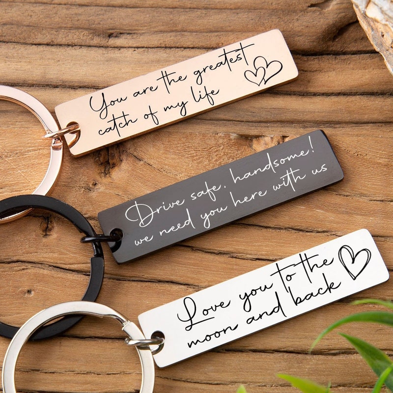 Custom Personalized Key Rings - Etsy