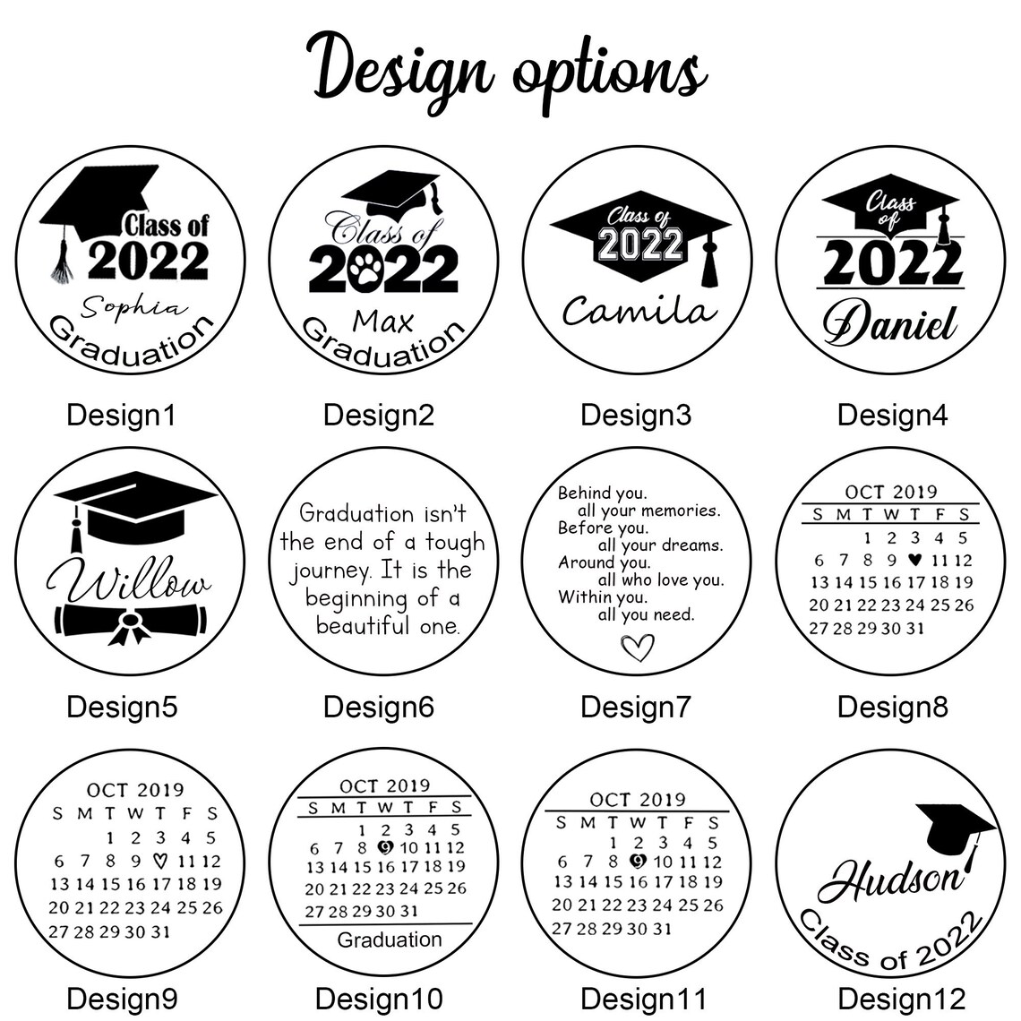 Custom Calendar Keychain Engrave Keychain Personalized Keychain ...
