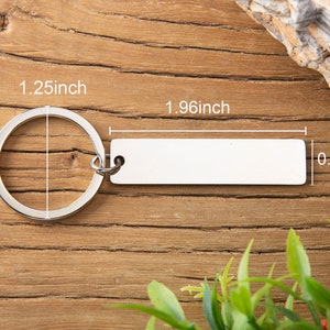 Personalised Keyring Personalized Valentine's Day Keychain Engraved Key ...