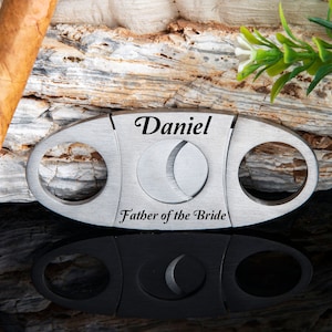 Personalized Cigar Cutter, Engraved Cigar Cutter for Men Gift for Dad ...