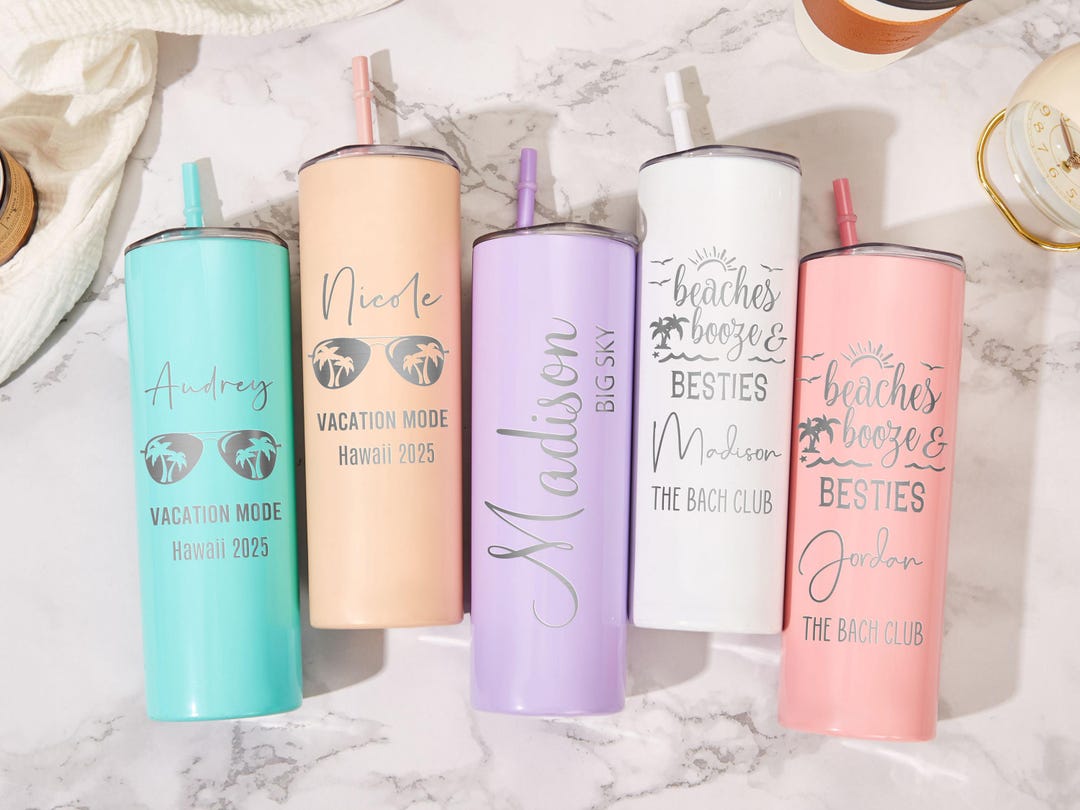 Custom Vacation Tumbler, Personalized Name Family Vacation Gift ...