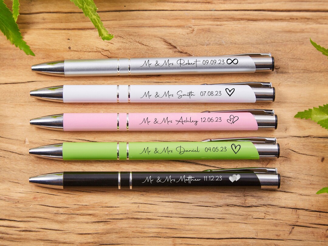 Personalized Business Pens, Custom Ballpoint Pens With Name, Engraved ...