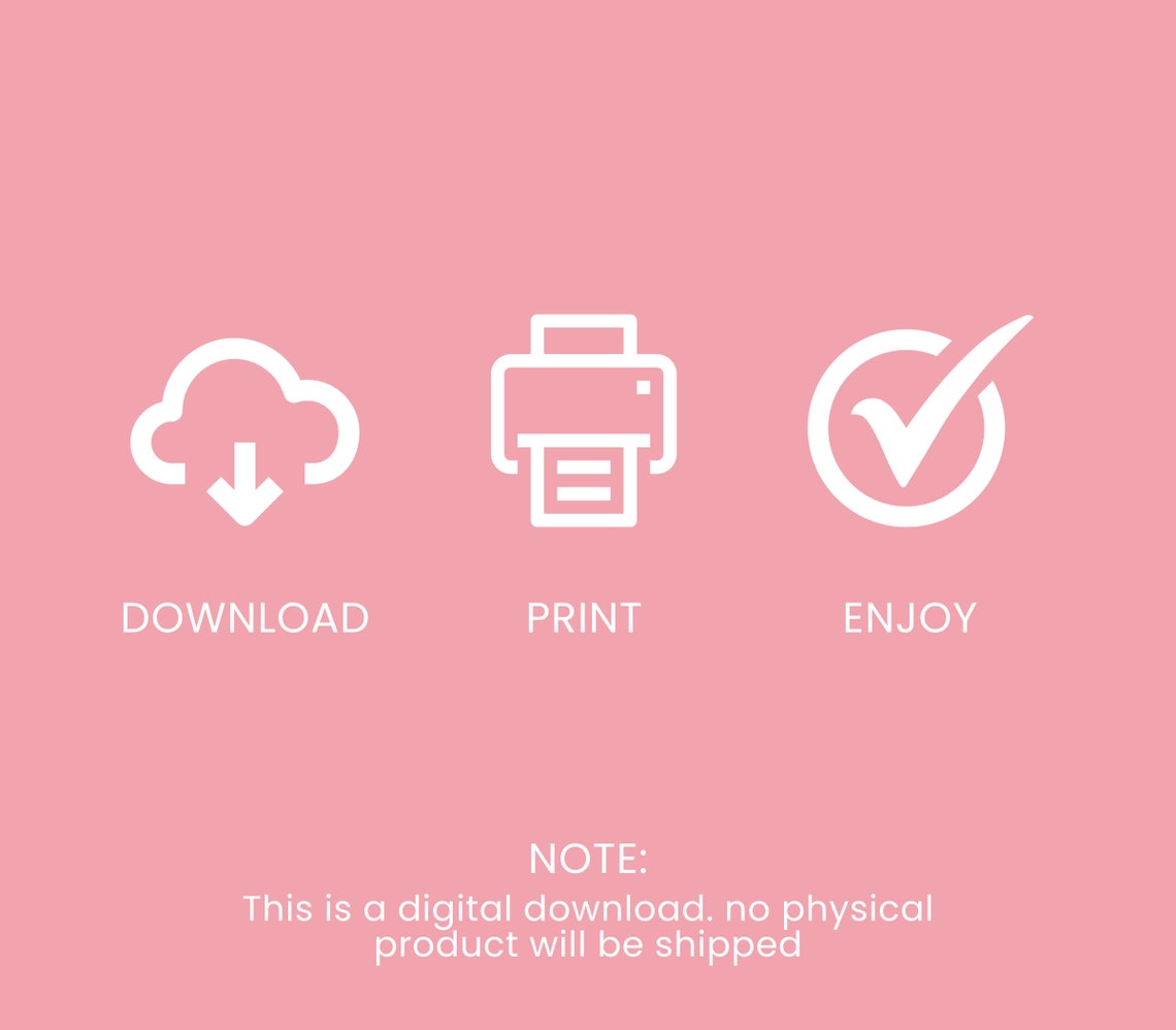 2024 Monthly Calendar Printable Pink Minimalist 12 Month Calendar ...