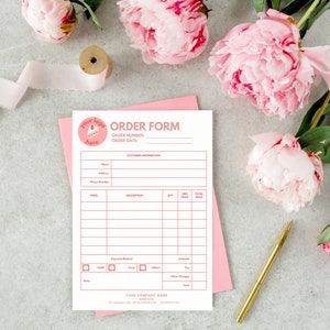 Cake Order Form, Canva Template, Bakery Order Form, Editable Order Form, Digital Download - Etsy
