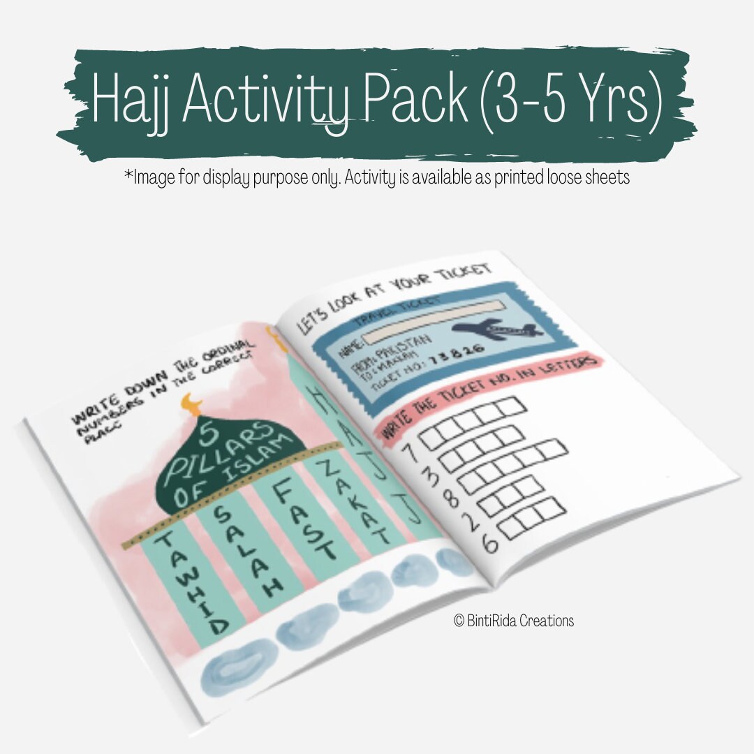 Hajj Activity Pack - Etsy